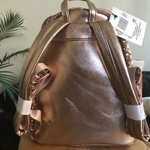 Loungefly | Bags | Minnie Loungefly Rose Gold Backpack | Poshmark